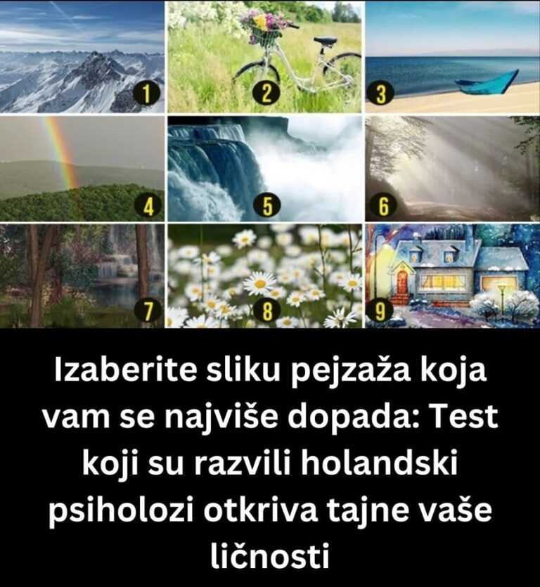 Izaberite sliku pejzaža koja vam se najviše dopada: Test koji su ...