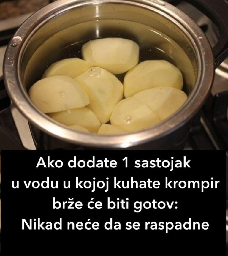 Ako dodate 1 sastojak u vodu u kojoj kuhate krompir brže će biti gotov: Nikad neće da se ...